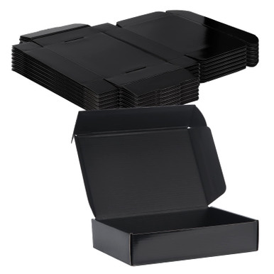 Rempry 9x6x2 Black Shipping Boxes for Small Business 20 Pack, Packaging ...
