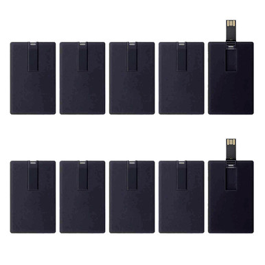 KINMIN Credit Card USB Flash Drive 4GB 10 Pack Business Card Bank Card ...