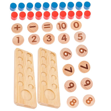ADOCARN 1 Set Counter Toy Number Toy Toddler Counting Pegs Toddler ...