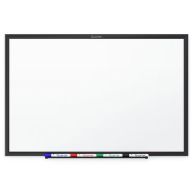 Quartet Standard Whiteboard, 3 x 2 Feet, Black Aluminum Frame (S533B ...