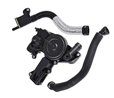 Oil Separator PCV Valve Assembly 06H 103 495 Breather Hose Kit For AUDI ...