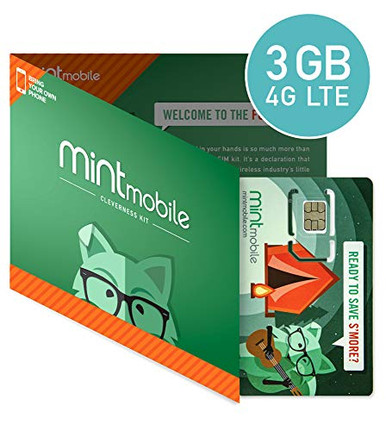 $15/Month Mint Mobile Wireless Plan | 3GB of 4G LTE Data + Unlimited ...