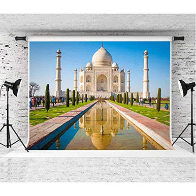 Taj Mahal Backdrop Indian Travel Themed Party Memorial Architecture ...