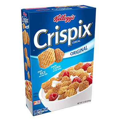 Kellogg's Breakfast Cereal, Crispix, Original, Low Saturated Fat, 12 oz ...