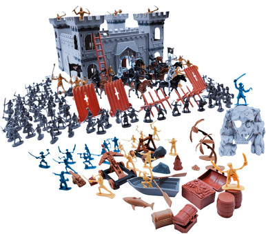 Medieval Castle Knight Toy Soldier Character Soldier Toy, Medieval DIY ...