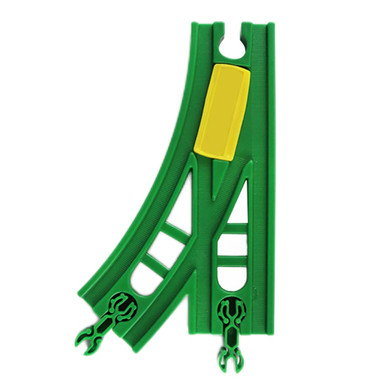 Switch Track, Wooden Train Turntable Rail Station Accessory, Curved ...