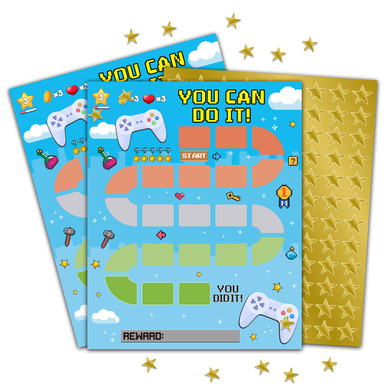Video Game Reward Chart, Gamer Behavior Chart for Boys, Toddler Daily ...