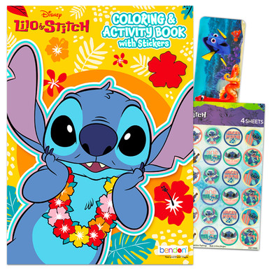 Disney Lilo and Stitch Stickers Coloring and Activity Book Set - Giant ...