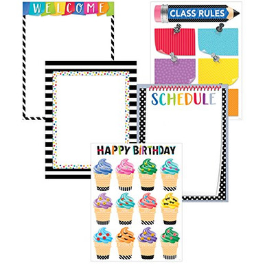 Creative Teaching Press Wall Chart Bold & Bright Classroom Essentials 5 ...