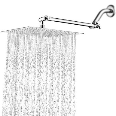 10 inch Rainfall Shower Head by Katoka Home with 11 inch Adjustable ...