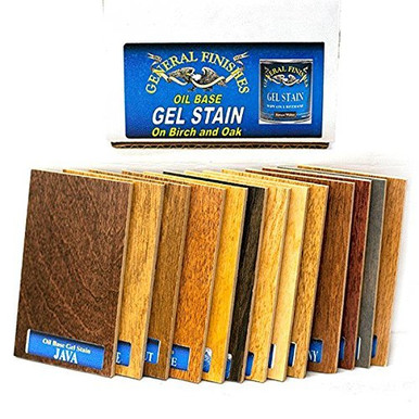 General Finishes Oil Based Gel Stain Color Samples (Chip Box ...