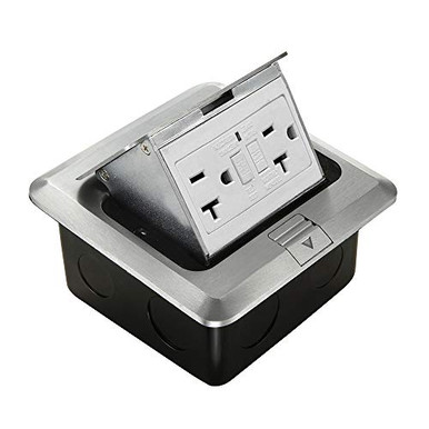 Pop Up Floor Electrical Outlet Kitchen Countertop Pop Out Receptacle ...