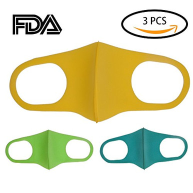 3 Pack Sanitary Masks Respirator Masks Washable Filter Face Masks ...