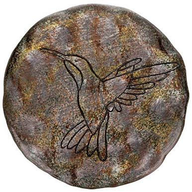 Transpac Imports, Inc. Hummingbird in Flight 12 inch Round Cement ...