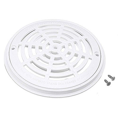 8 Inch White Pool Main Drain Cover Replacement Universal Pool Drain ...