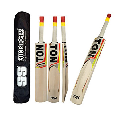 TON Tennis Tape Ball Cricket Bat by SS Sunridges With Free SS Bat Cover ...