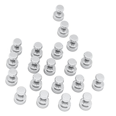 Steel Push Pin Neodymium Magnets - 20 Pack Industrial Strength Magnetic ...