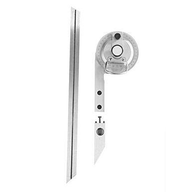 360 Degree Universal Bevel Protractor Angle Finder Precision Angular ...