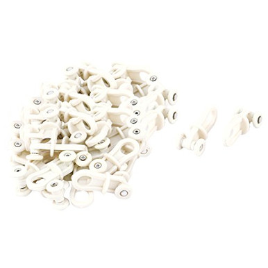 uxcell Plastic Curtain Track Carrier Slider Rollers Runners 0.33-Inch ...