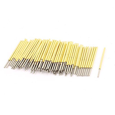uxcell P100J Spherical Tip Spring Loaded Test Probe Pin 33mm Length ...