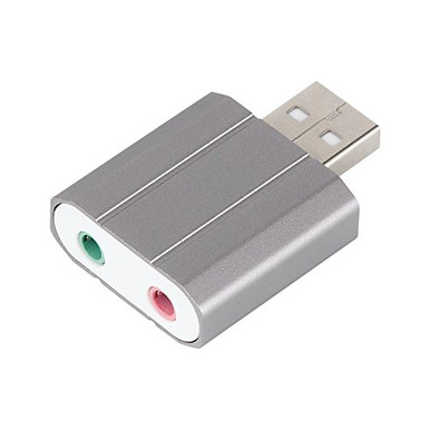 USB Audio Adapter, VANDESAIL USB2.0 External Stereo Sound Card 7.1 with ...
