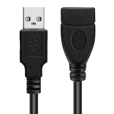 Simyoung 5FT USB 2.0 Type A Male to A Female Extension Cable Connector ...