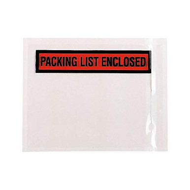 Staples "Packing List Enclosed" Labels, 4 1/2" x 5 1/2", 100/Pack ...