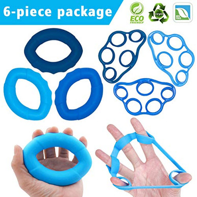 Pasnity Finger Resistance Hand Stretcher Grip, Finger Grip Trainer Hand ...