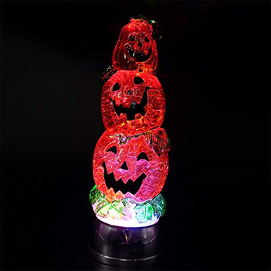 DRomance Color Changing LED Pumpkin Light Battery Operated with 6 Hour ...