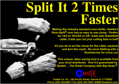 Southwire Tools RS-101A Seatek Roto-Split Super BX Cable Armor Stripper ...