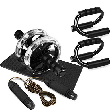 MOVTOTOP AB Roller AB Wheel, 3-in-1 Core Roller Wheel with Push Up Bars ...