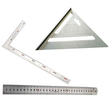Lheng ?7 Inch Aluminum Alloy Triangle Carpenter's Square+Right Angle ...