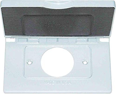 Greenfield C1.4HWS Weatherproof Electrical Outlet Box Cover, White ...