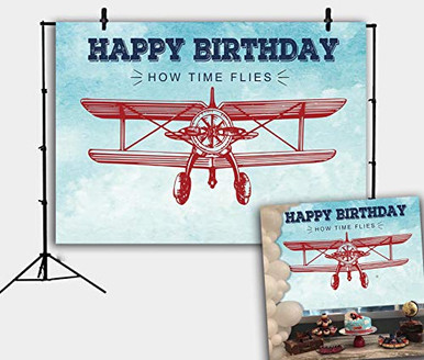RUINI Vintage Airplane Backdrop Cartoon Plane Model Decor Backdrop for ...