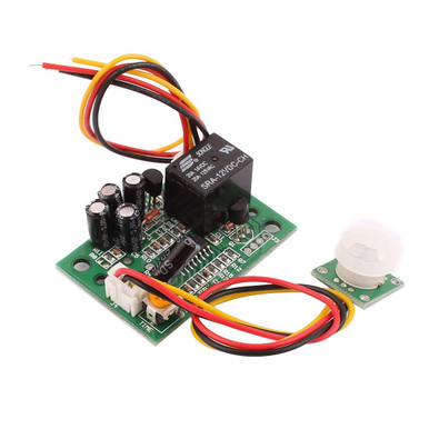 uxcell 12V DC Human Body Motion Sensor Module Switch Board Infrared ...