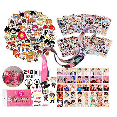 BTS Gifts Set for Army-40Pcs BTS Lomo Cards,12 Sheets Sticker,1 BTS ...