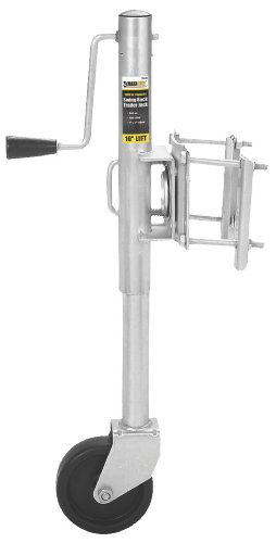 MaxxHaul 70148 10" Lift Swing Back Trailer Jack with Single Wheel-1000 ...