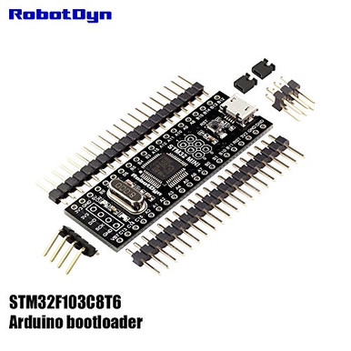 RobotDyn - STM32 Black Pill with ARDUINO BOOTLOADER, Original STM32F103C8T6 ARM Cortex-M3 ...