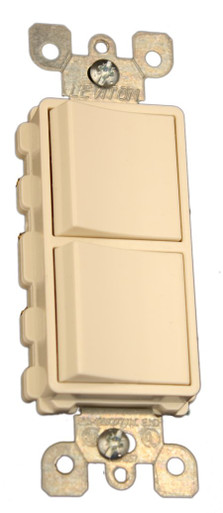 Leviton 5641-T 15 Amp, 120/277 Volt, Decora Single-Pole / 3-Way AC ...