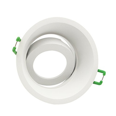 Round Recessed Downlight Replacement Kit,90 mm Cut Out White Canned ...