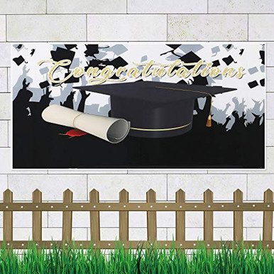 Large Graduation Party Banner for Graduation Party Supplies 2019 Photo ...