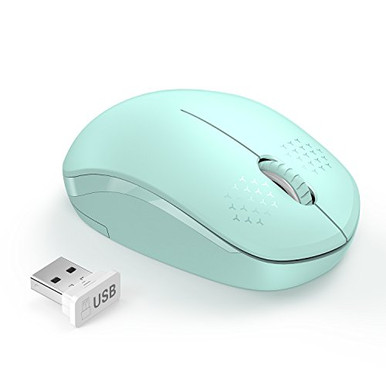 seenda [Upgrade] Wireless Mouse, 2.4G Noiseless Mouse with USB Receiver Portable Computer Mice ...