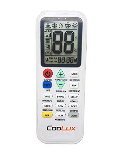 Coolux Universal Air Conditioner Remote Control for Most Brand Big ...