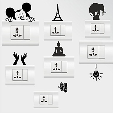 Rawpockets Decal Switch Board Sticker Combo No.82 (Material-Vinyl, Wall ...