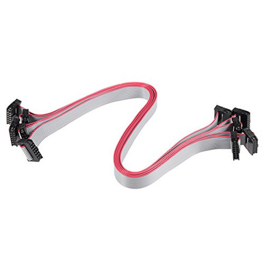 uxcell IDC 12 Pins Connector Flat Ribbon Cable Female Connector Length ...