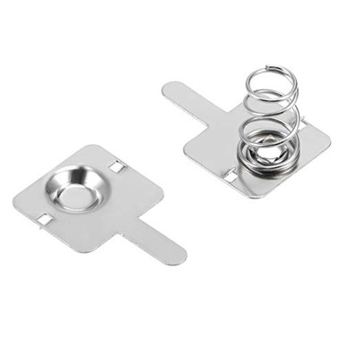 uxcell 50 Pairs AA Battery Positive Negative Conversion Spring Contact ...