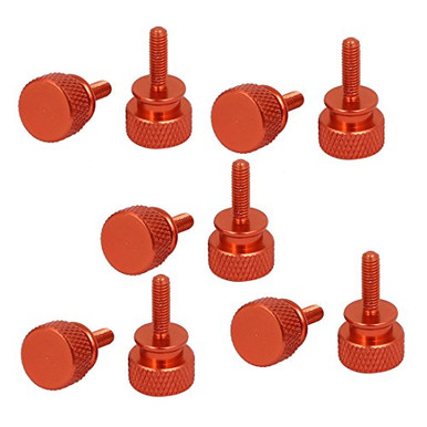 uxcell Computer PC Case M3.5x12mm Fully Threaded Knurled Thumb Screws ...