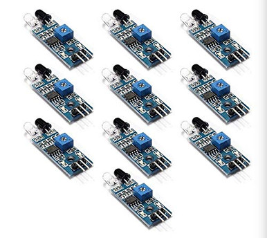 DIYmall 10pcs/Pack IR Infrared Obstacle Avoidance Sensor for Arduino ...