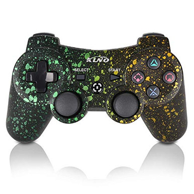 PS3 Controller Wireless Dualshock Joystick - KLNO Bluetooth Gamepad ...