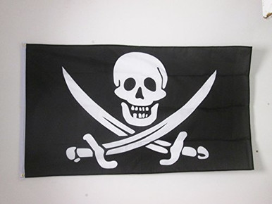 AZ FLAG Pirate Jack Rackham Flag 3' x 5' - Pirates Flags 90 x 150 cm ...